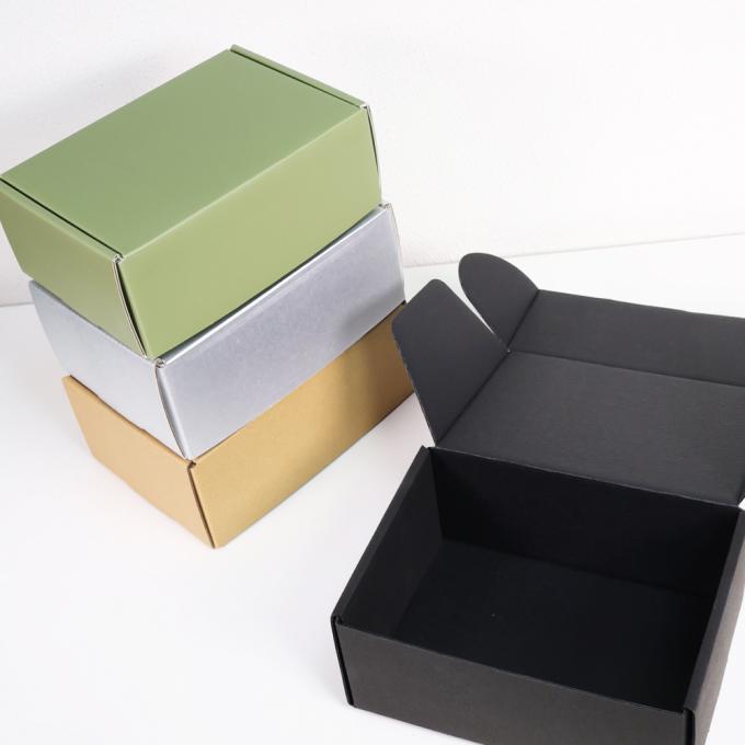 Stackable Corrugated Gift Boxes Emerald Green Shipping Gift Boxes ...